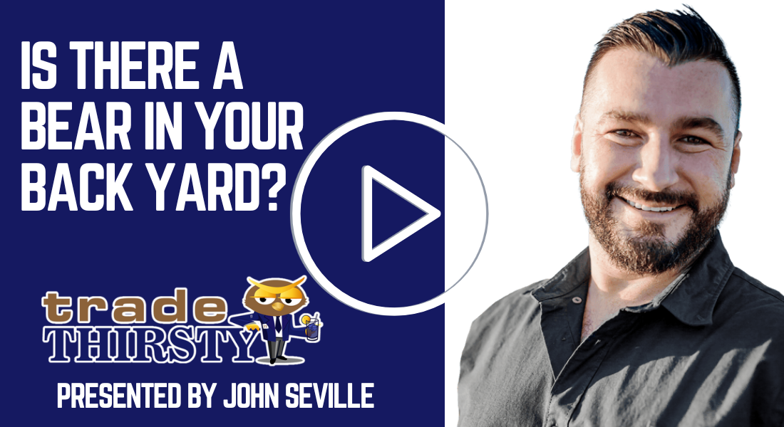 Is there a Bear in Your Back Yard - TradeThirsty