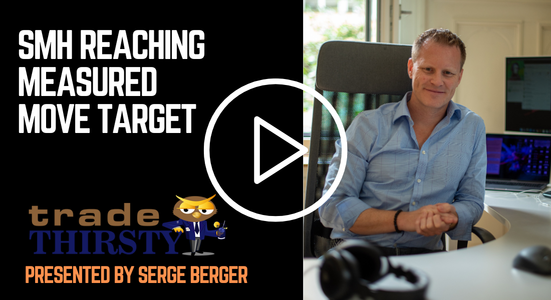 SMH Reaching Measured Move Target - TradeThirsty